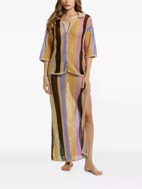 Agua Bendita Stripe Cotton Shirt