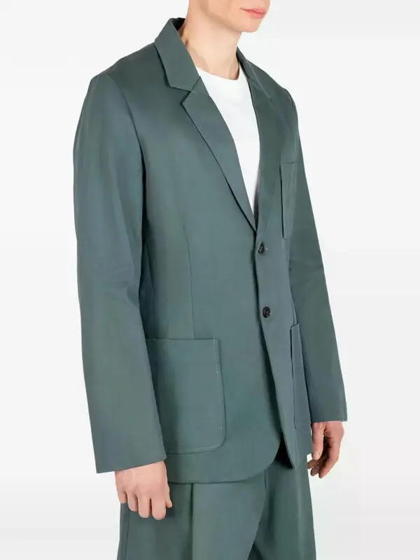 SOCIETE ANONYME Pocket Cotton Blazer - Green