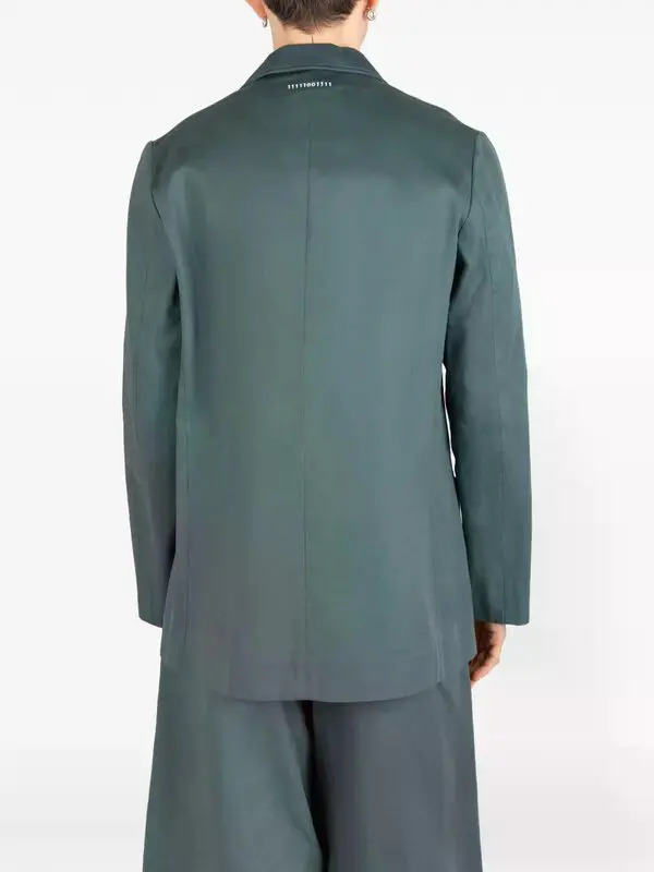 SOCIETE ANONYME Pocket Cotton Blazer - Green