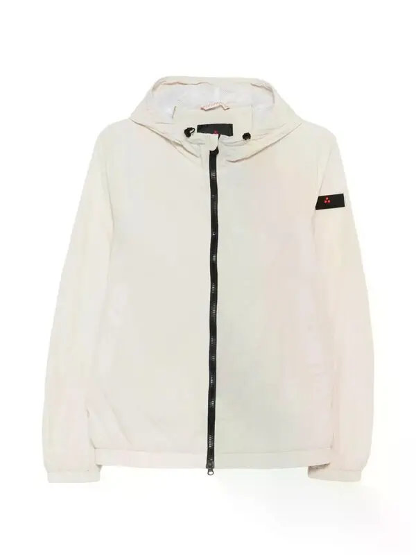 Peuterey Hooded Zip-up Jacket - White