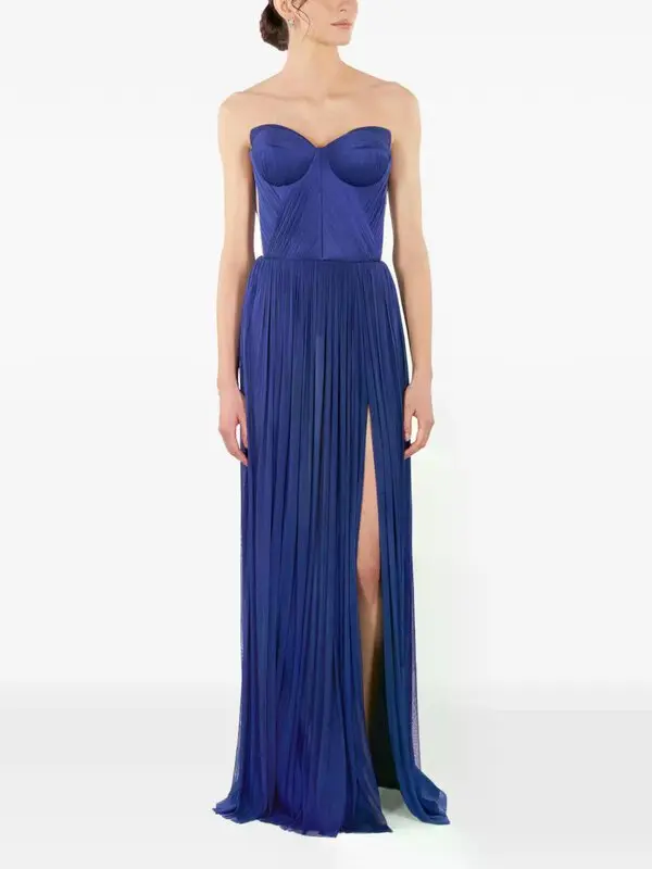 IMROSKA Slit-detail Maxi Dress