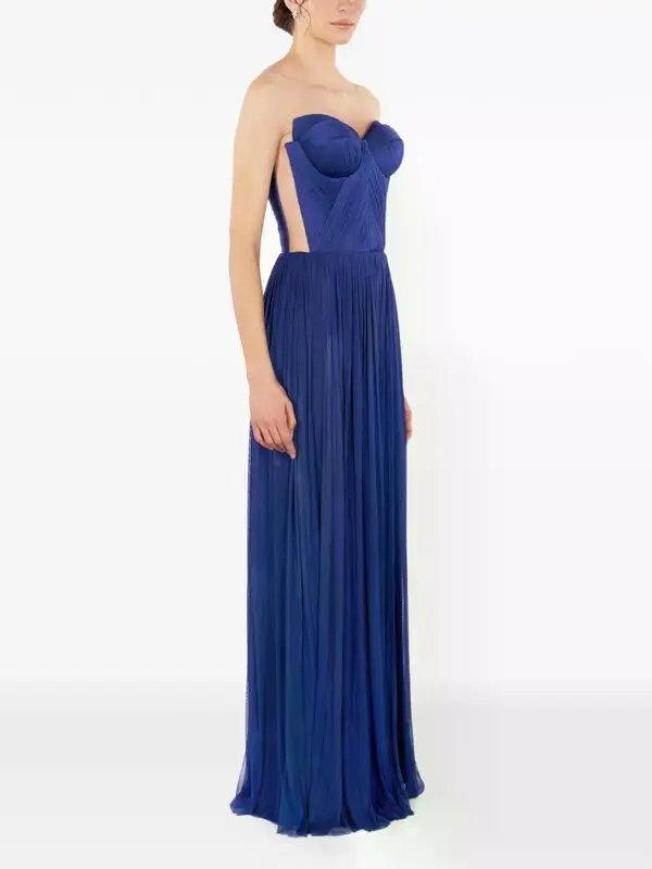 IMROSKA Slit-detail Maxi Dress