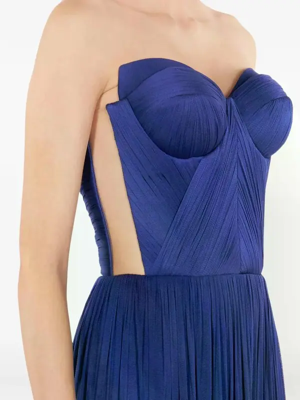 IMROSKA Slit-detail Maxi Dress