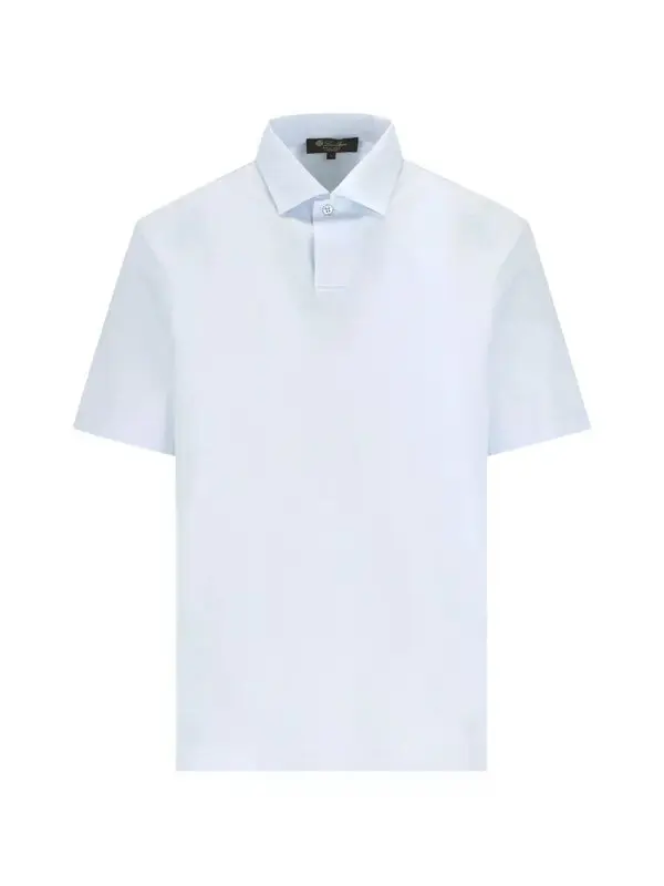 Loro Piana Cotton Polo Shirt - Blue