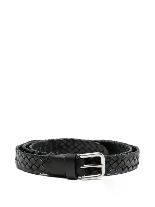 P.a.r.o.s.h Braided Leather Belt - Black