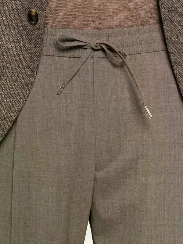 BRIGLIA 1949 Pleated Drawstring Trousers