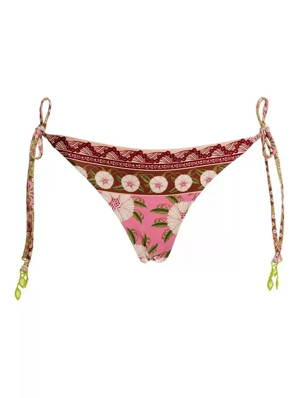 Agua Bendita Tammy Bikini Bottom - Pink