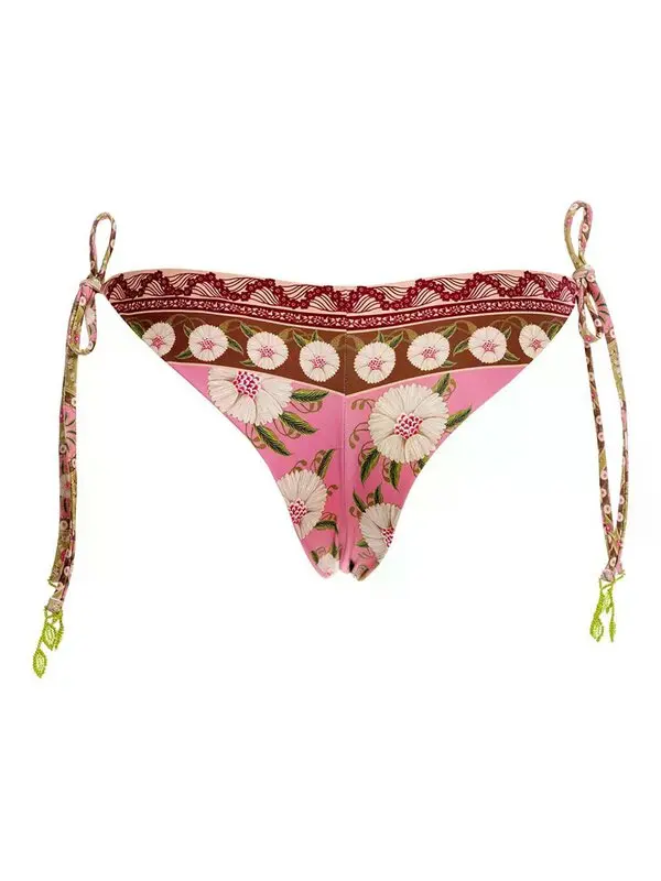 Agua Bendita Tammy Bikini Bottom - Pink