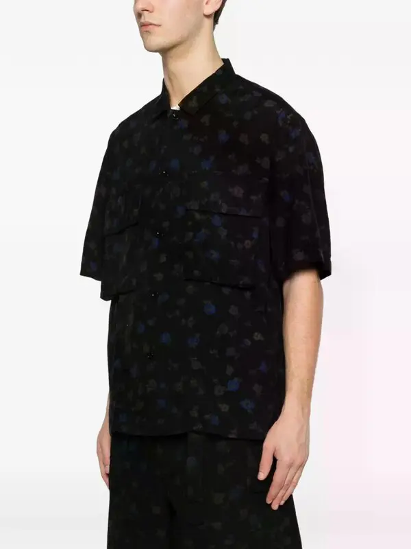 Sacai Floral-detail Pocket Shirt