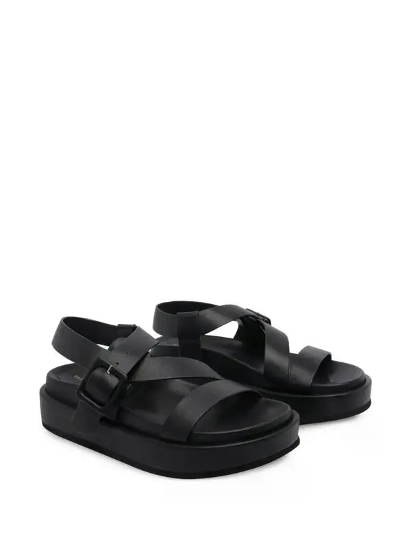 PALOMA BARCELO Buckle-strap Leather Sandals