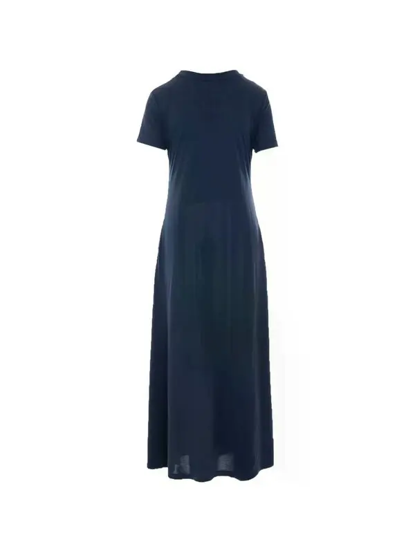 ELEH Crew-neck Short-sleeve Maxi Dress