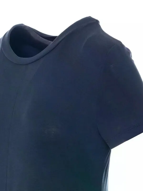 ELEH Crew-neck Short-sleeve Maxi Dress