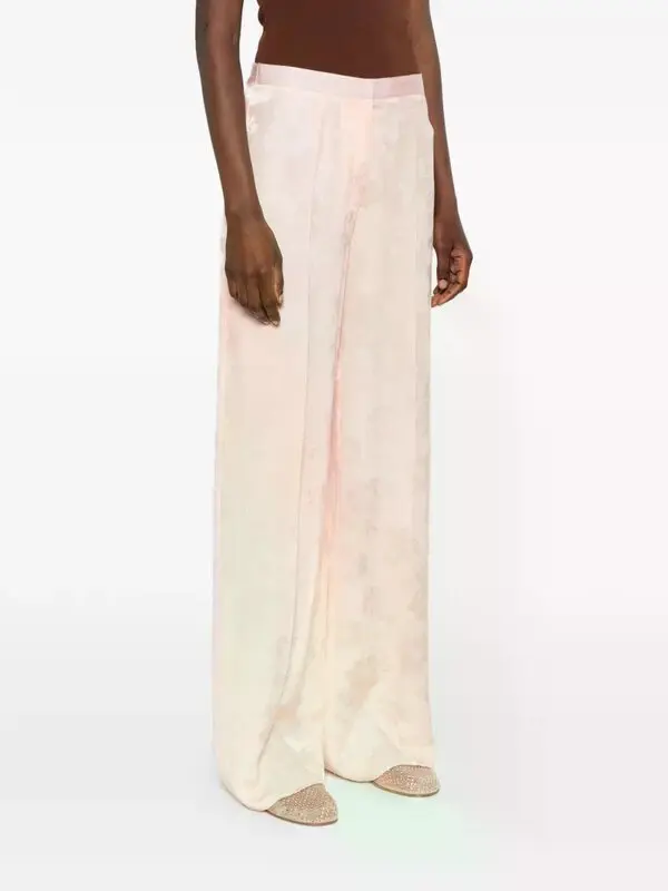 FORTE_FORTE Floral-print Trousers - Pink