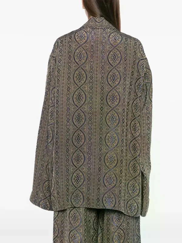 UMA WANG Patterned Drawstring Jacket