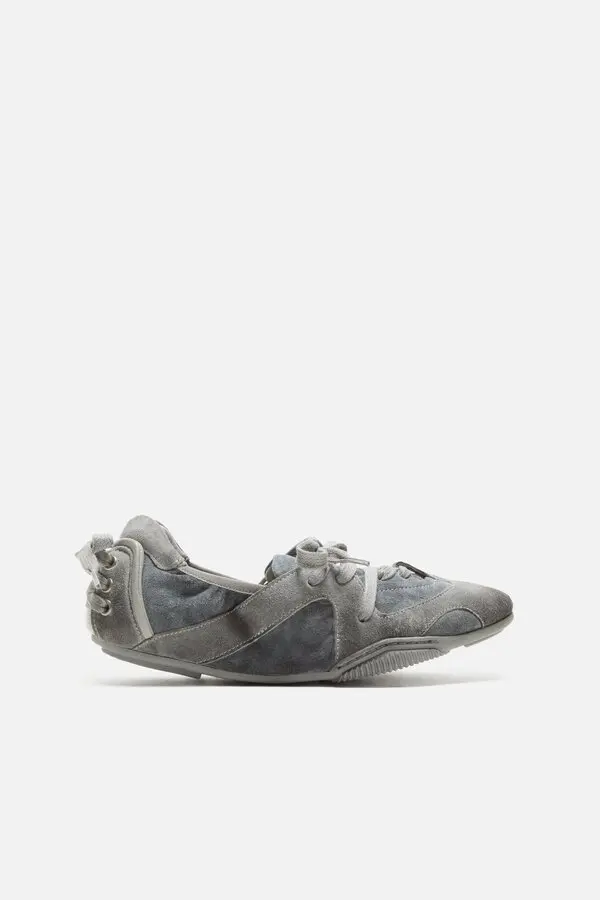 Acne Studios Lace-up Suede Shoes