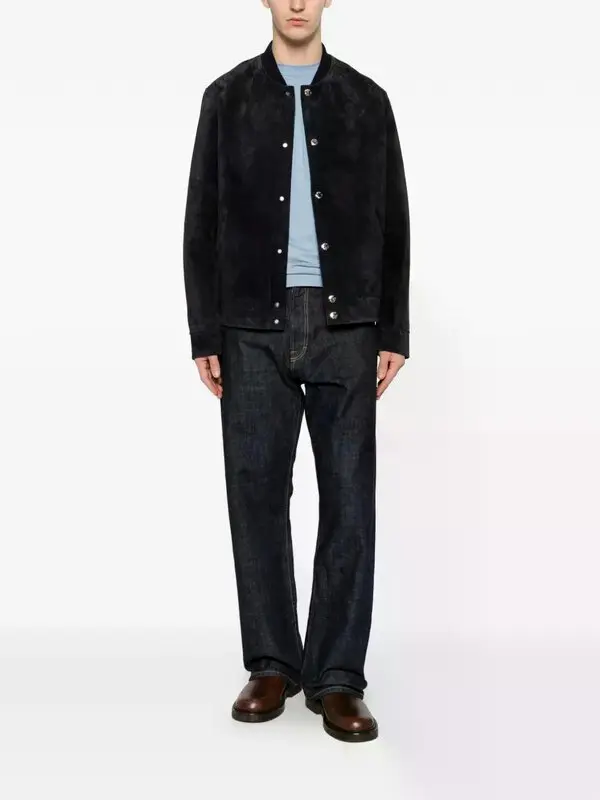 YVES SALOMON Suede Button-fastening Jacket