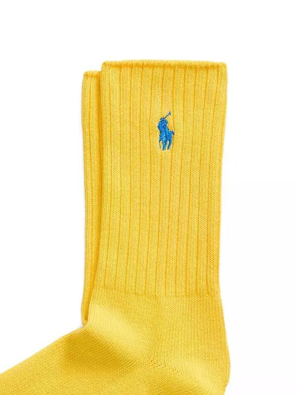 Polo Ralph Lauren Ribbed Embroidered Socks