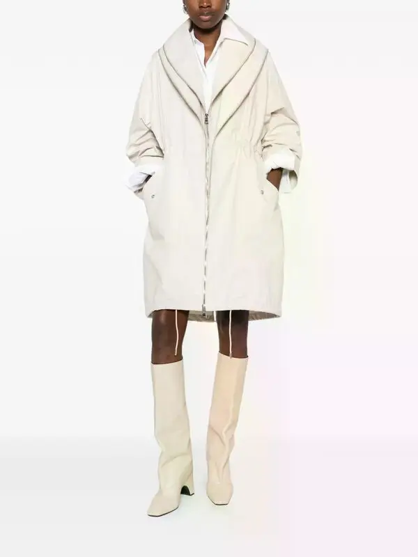 Givenchy Hooded Zip-up Coat
