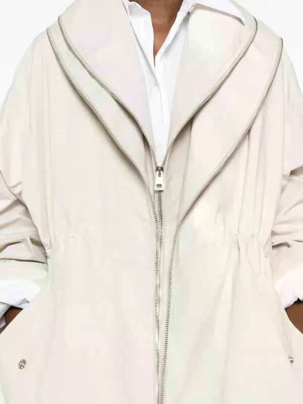 Givenchy Hooded Zip-up Coat