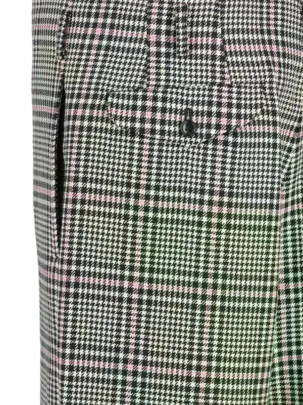 Comme Des Garçons Tartan Capri Trousers