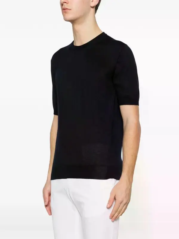 Fedeli Short-sleeve Knitted Top