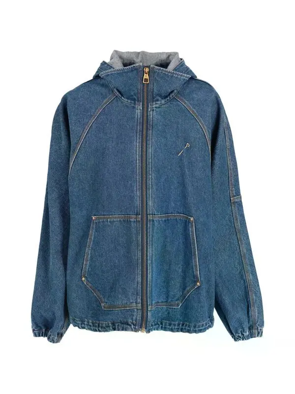 LOUIS VUITTON Hooded Denim Jacket