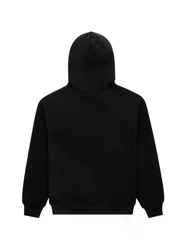 SP5DER Printed Hoodie - Black