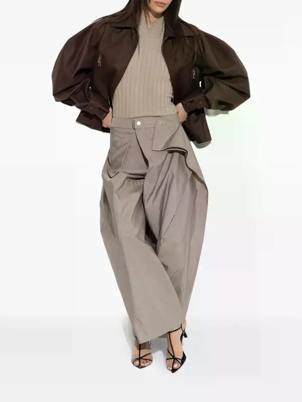 Issey Miyake Folded-detail Trousers