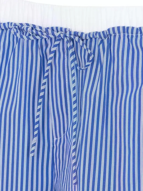 ELEH Striped Drawstring Shorts