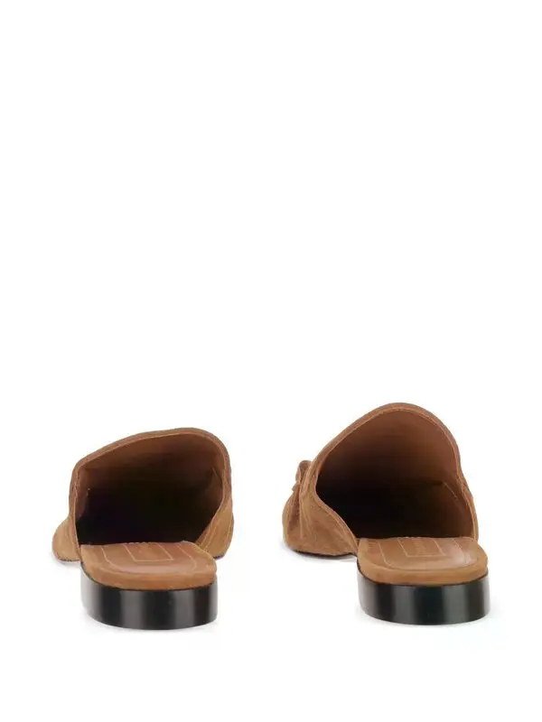 ARMARIUM Leather Flat Mules