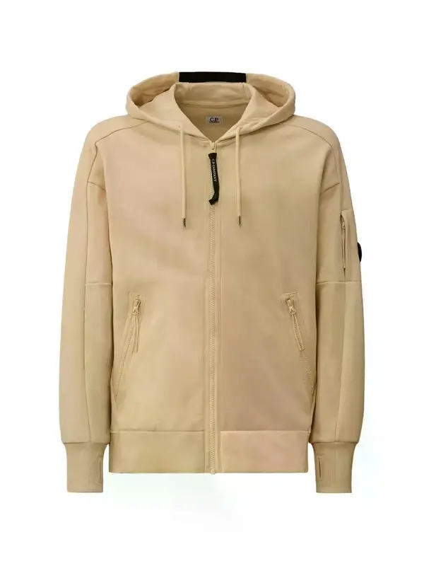 C.P. COMPANY Zip-fastening Hoodie - Neutrals