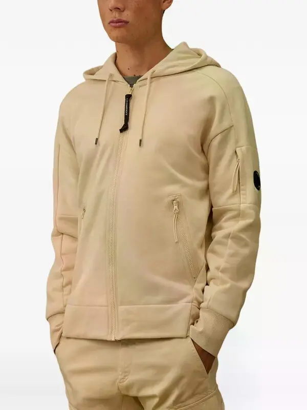 C.P. COMPANY Zip-fastening Hoodie - Neutrals