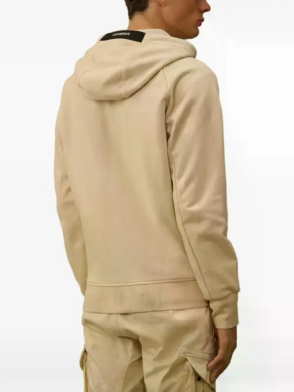 C.P. COMPANY Zip-fastening Hoodie - Neutrals