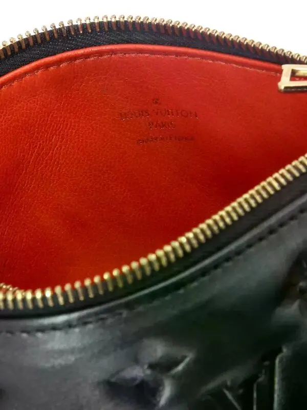 LOUIS VUITTON Coussin Bb Monogram Embossed Lambskin Crossbody Bag - Black