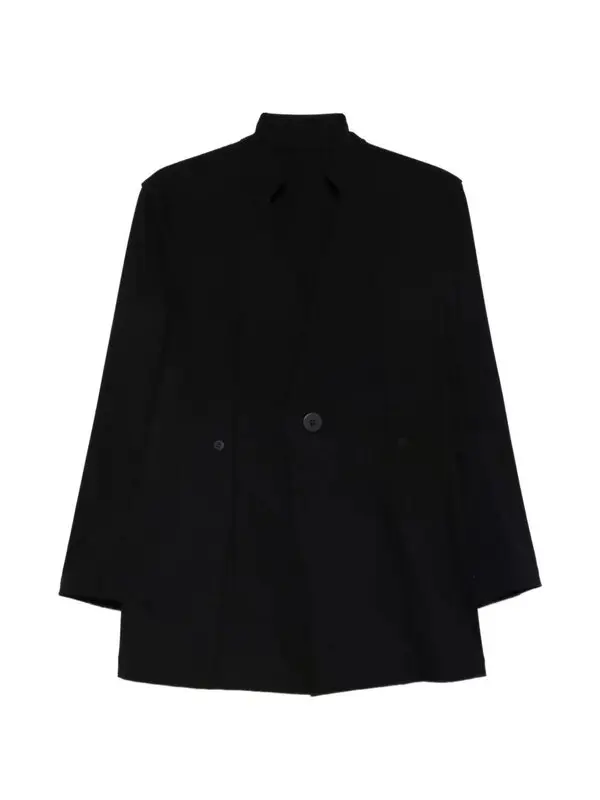 Issey Miyake Fitted Button-up Jacket