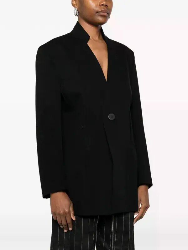 Issey Miyake Fitted Button-up Jacket