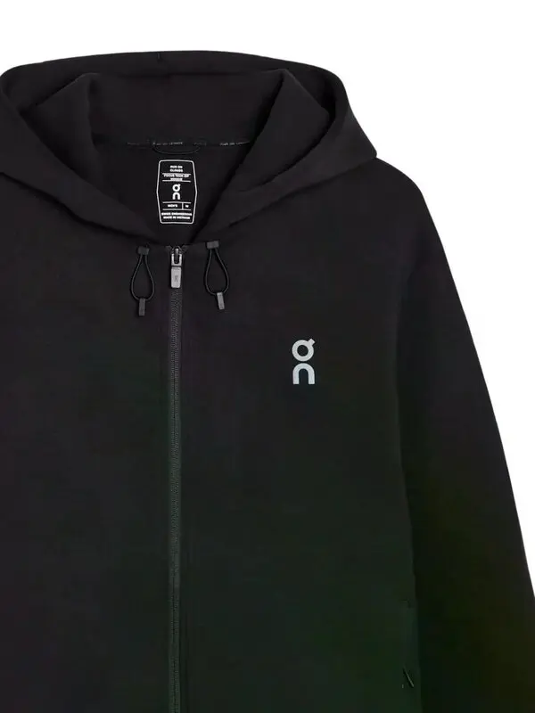 On Zipped Hooded Sweatshirt