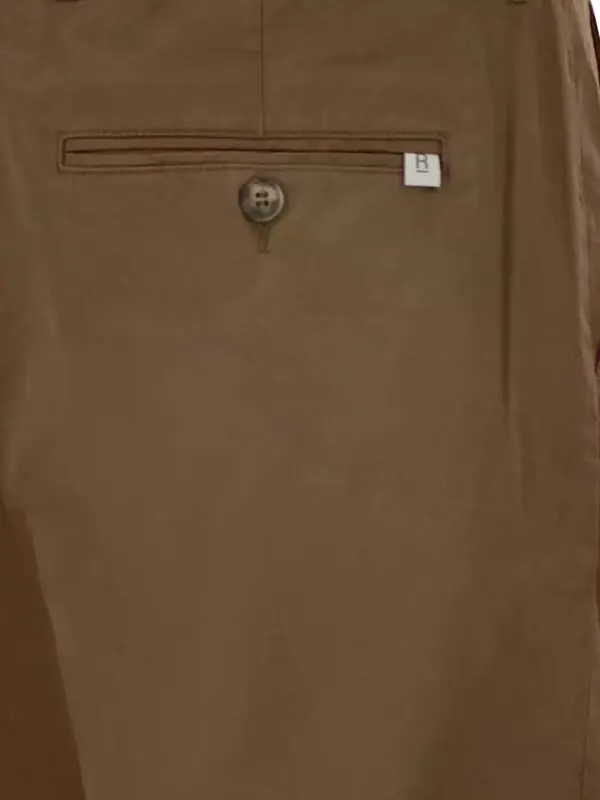 RE-HASH Pleat-detail Trousers - Brown