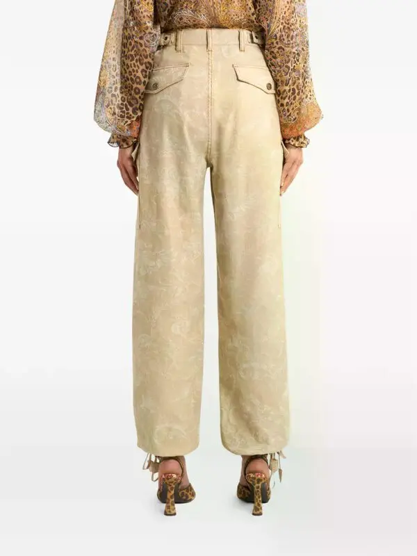 Etro Floral Jacquard Cargo Pants