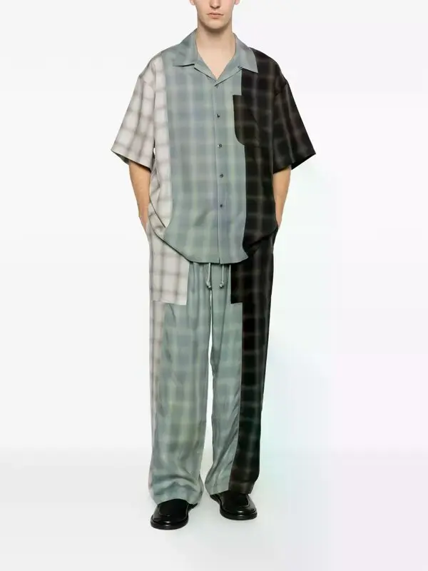 SONG FOR THE MUTE Check-pattern Trousers