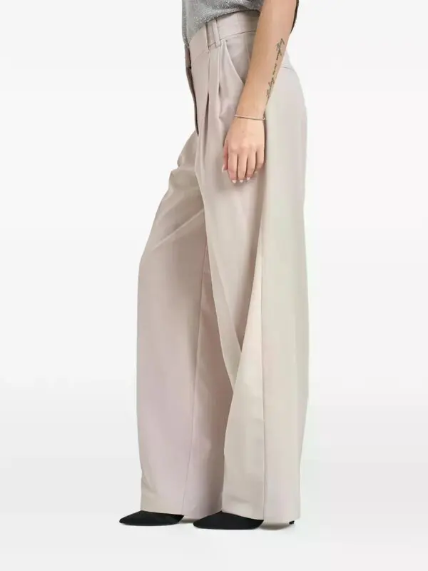 Patrizia Pepe Pleated Wide Leg Trousers
