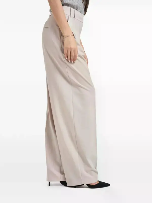 Patrizia Pepe Pleated Wide Leg Trousers