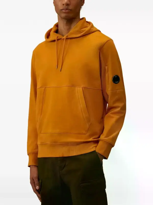 C.P. COMPANY Long-sleeve Drawstring Hoodie - Orange