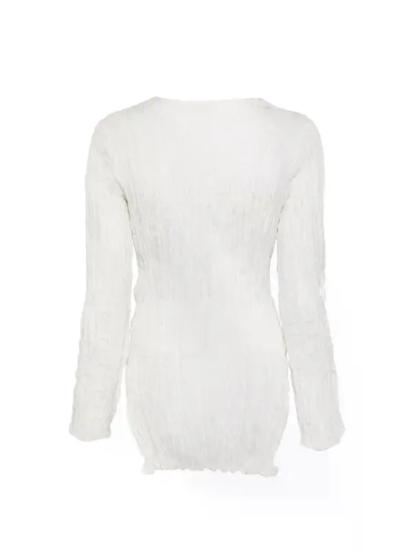 P.a.r.o.s.h Button Textured Blouse - White