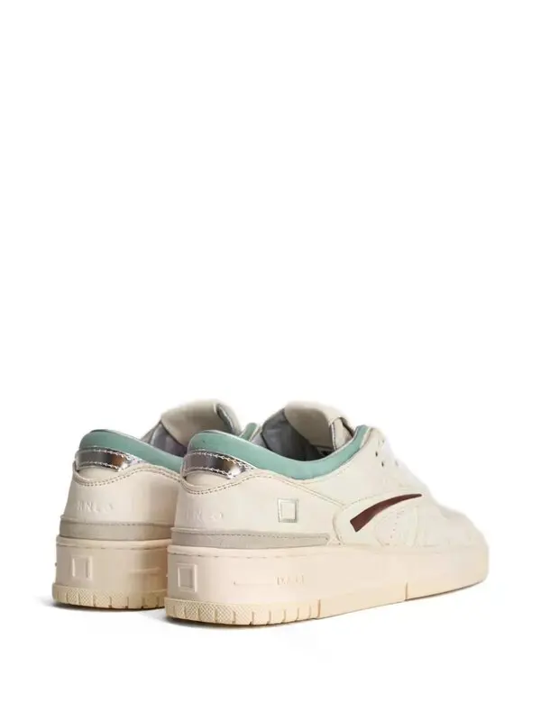 D.a.t.e. Perforated Leather Sneakers - Neutrals