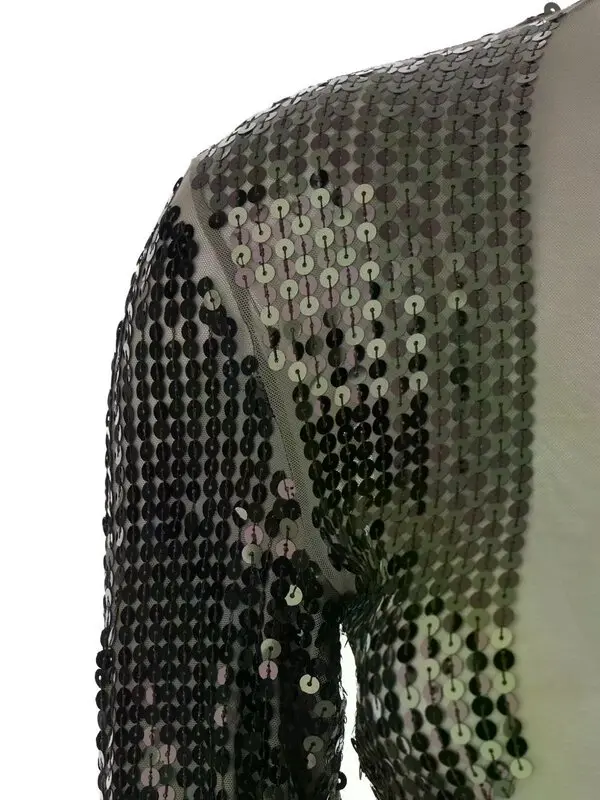 Rick Owens Sequin-embellished Top - Grey