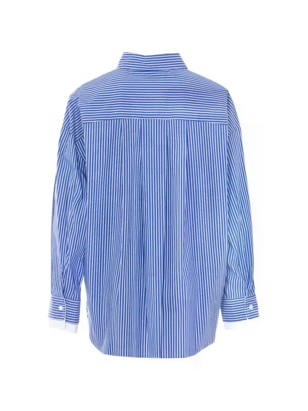 ELEH Striped Polo-collar Shirt