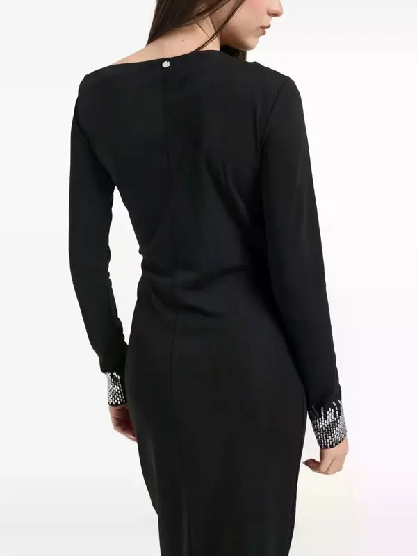 Liu Jo Beaded Long-sleeve Dress