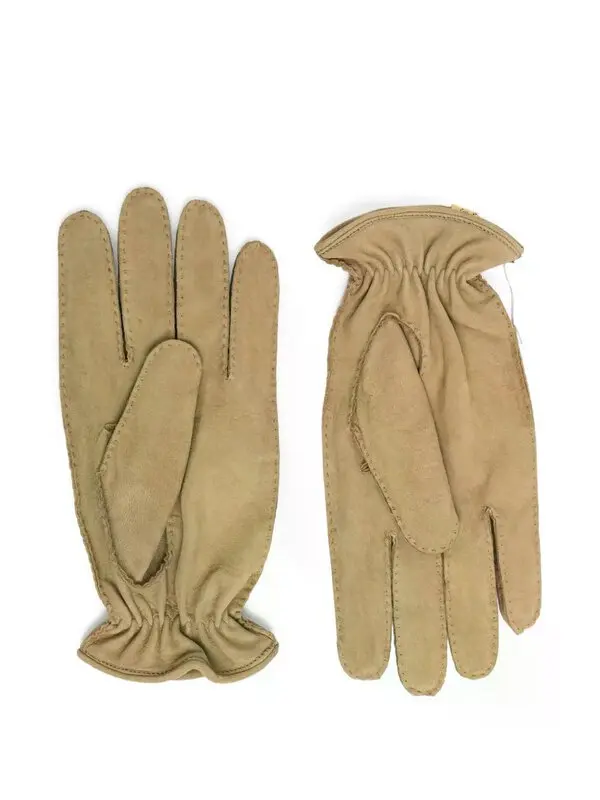 Visvim Leather Gloves - Neutrals