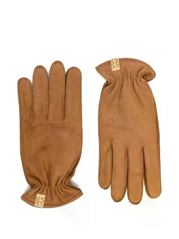 Visvim Leather Gloves - Brown
